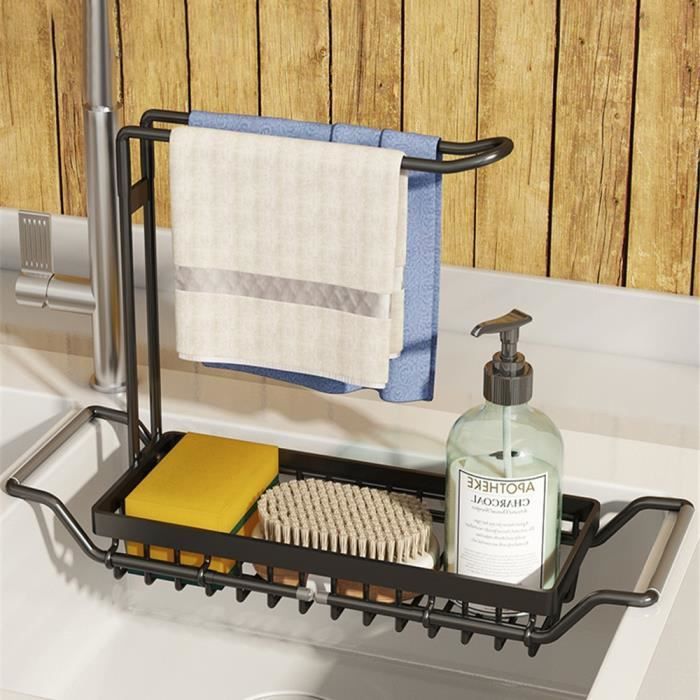 Accessoire de cuisine,Égouttoir télescopique pour évier, panier à ...