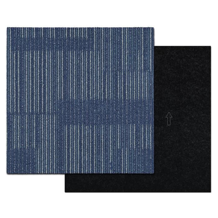 Dalle Moquette Acoustique - 50x50 en Velours Bouclée Moquette ...