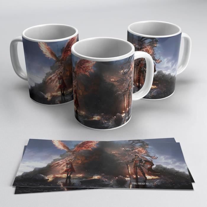 Final Fantasy 16 Mug Merch Du Jeu Vidéo Final Fantasy Xvi | Céramique ...