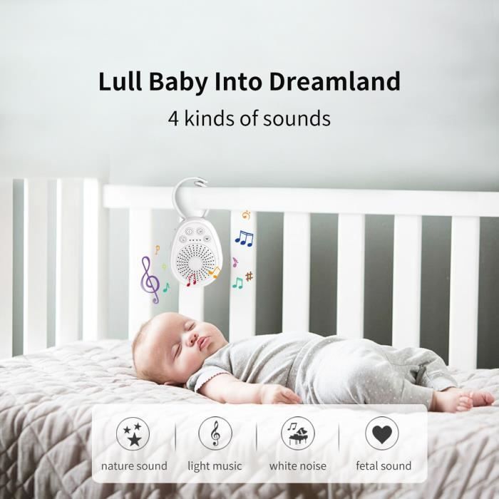 Machine à son pour bébé Machine à Bruit Blanc, Machine à Son Portable ...