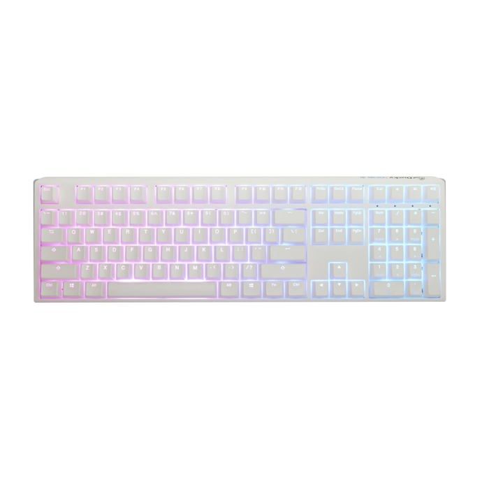 Ducky One 3 Classic Pure White Gaming Keyboard, RGB LED est un clavier ...