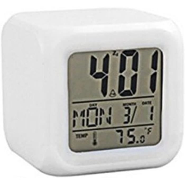 Réveil Numérique Led Digital Smart Réveil Horloge Électronique Horloges ...
