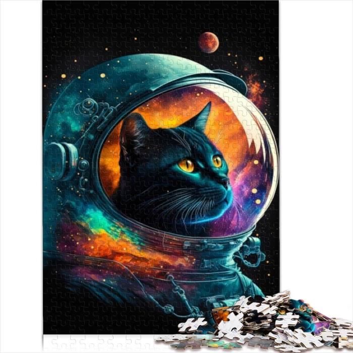 Jigsaw Puzzle For Kids MeowNaut In Space Suit Fun Jigsaw Puzzles For ...