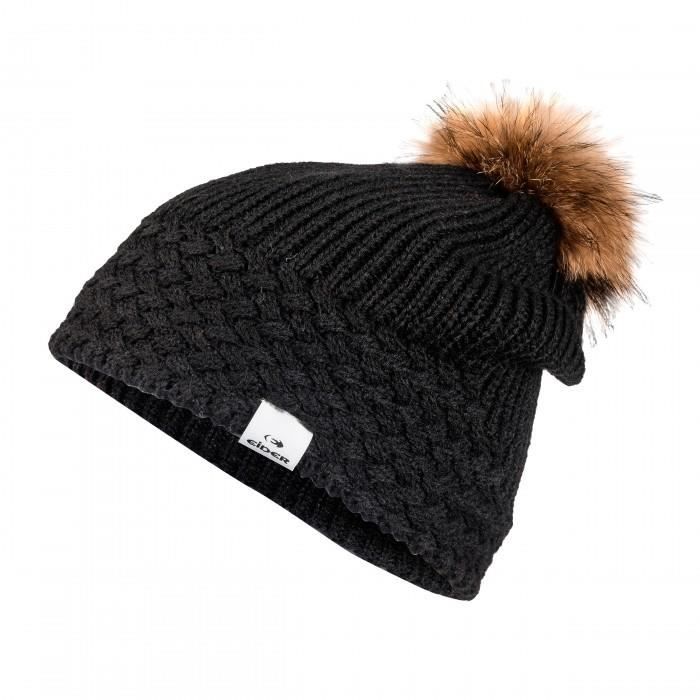 Bonnet Eider Nakiska Black - Noir Femme aille unique - Cdiscount Prêt-à ...