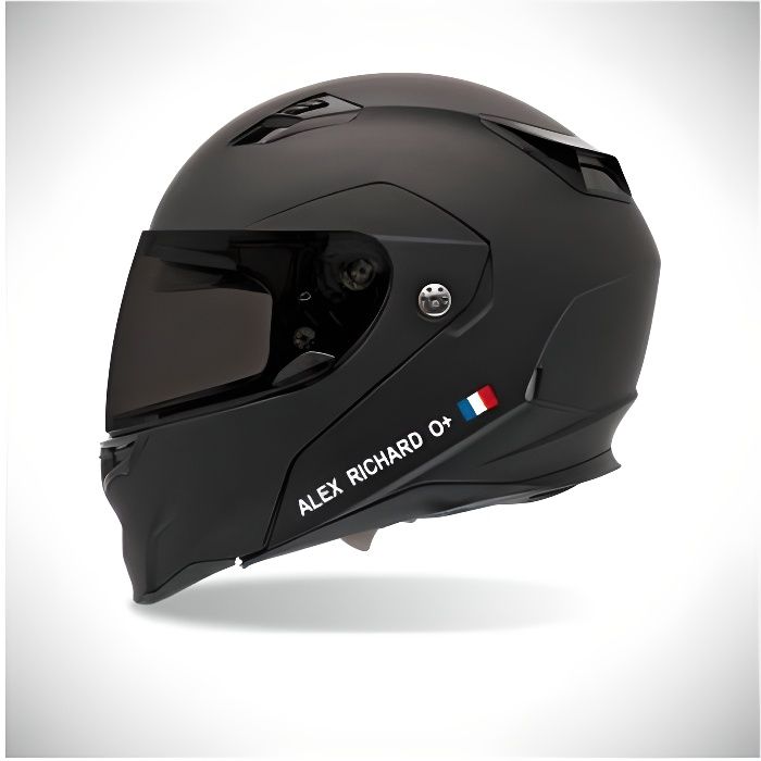 Autocollant pour casque de moto sticker Identité - couleur sticker ...