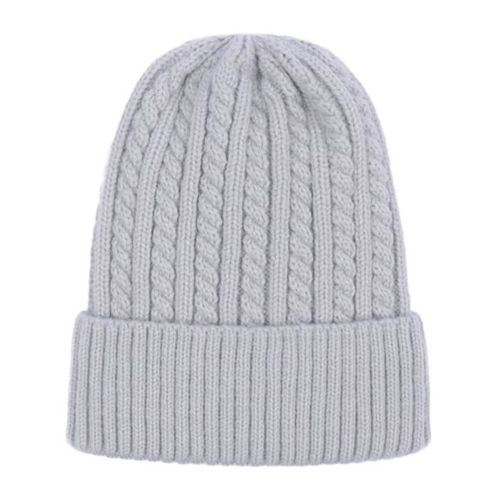Bonnet Tricoté Bonnet d'Hiver pour Homme Et Femme, Beanie Doux Et ...