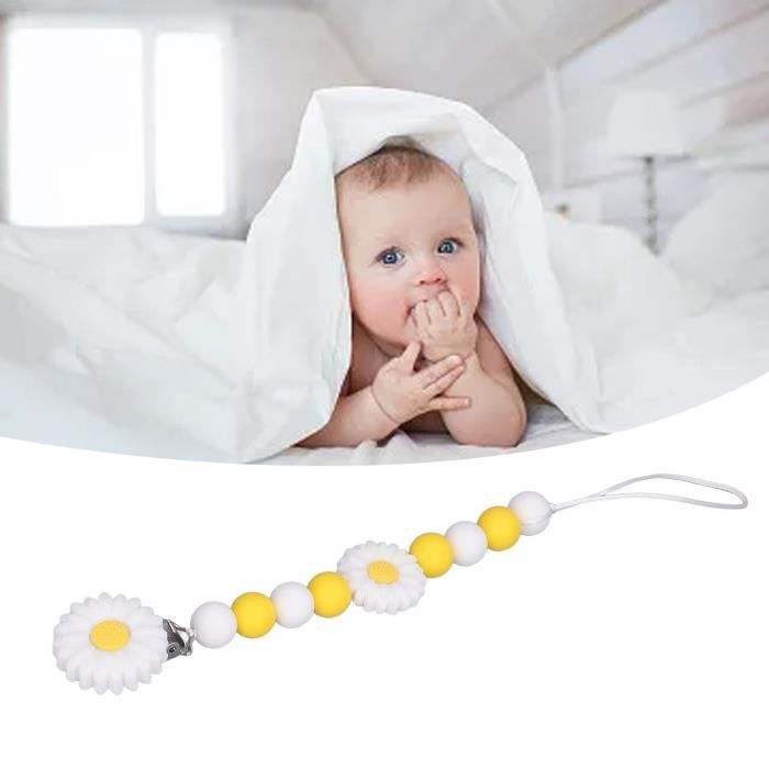 Omabeta Attache-sucette pour bébé Attache-tétine en Silicone souple et ...