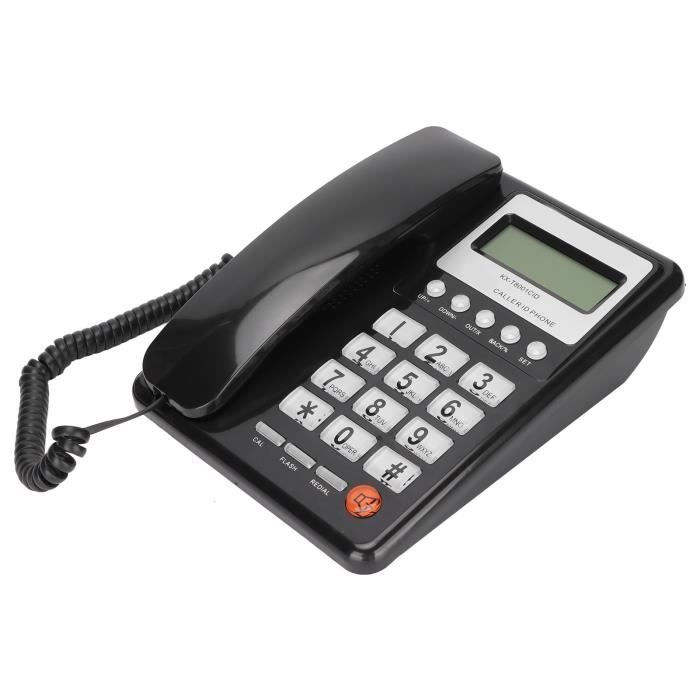 OMABETA Téléphone de l'hôtel KXT8001CID Téléphone Filaire Classique FSK ...