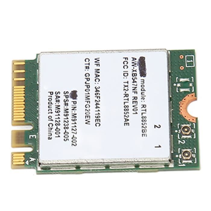 Carte réseau M.2 - Pwshymi - RTL8852BE - 1800Mbps - Bluetooth 5.2 ...