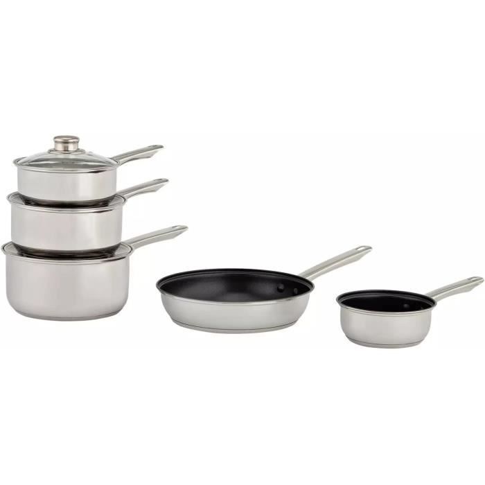 Martin Mart Lot De 5 Poêles En Acier Inoxydable Passent Au Lave ...