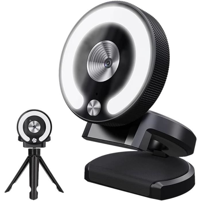 Schiuma Webcam 4K Mini Caméra Full Hd Avec Remplissage Lumière ...