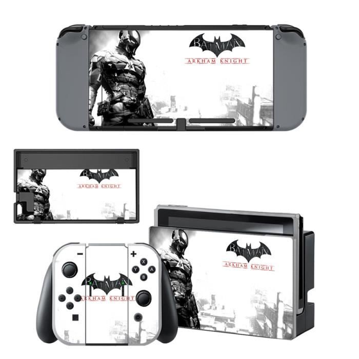 Sticker pour Nintendo Switch, Batman Kit Autocollant Skin Protection ...