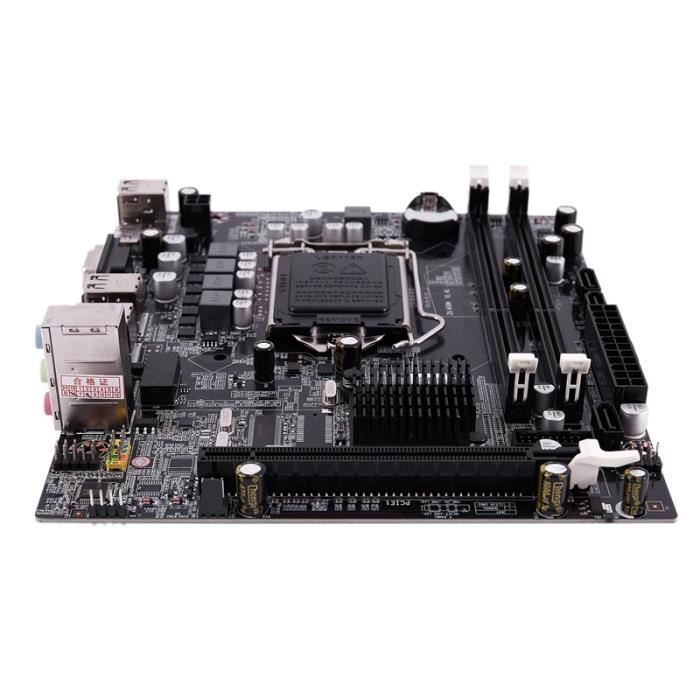 H55 LGA 1156 Prise de Carte MèRe LGA 1156 Mini ATX Image de Bureau USB2 ...