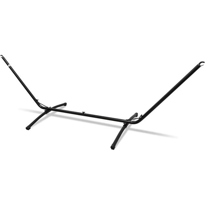 310x100 Support Hamac Acier jusqu'à 120 kg - Pied Hamac 2 Places - Pied ...