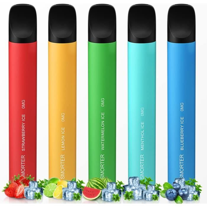 5pcs Smorter Vape Pod Jetable, Dispositif De Vapotage Liquide Sans ...