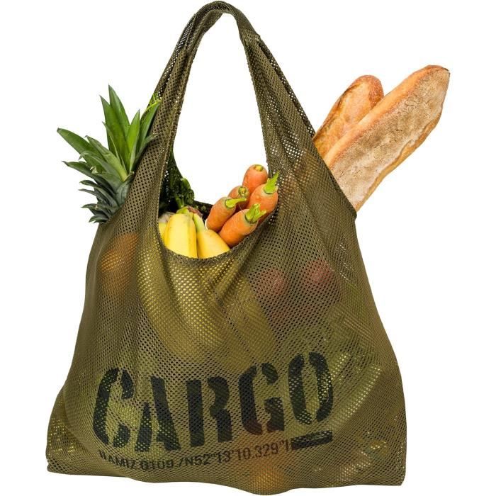 Sac De Course Cabas Pliable Pour Femme Homme Tote Bag Sac À Main Filet ...