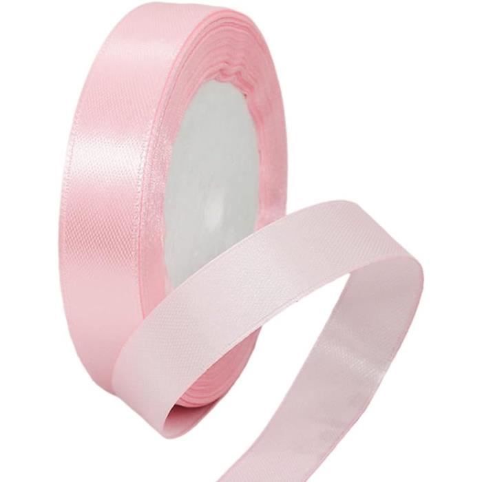 Ruban Satin Rose Fin 15Mm,91M Polyester Ruban Satin,Ruban Cadeau ...