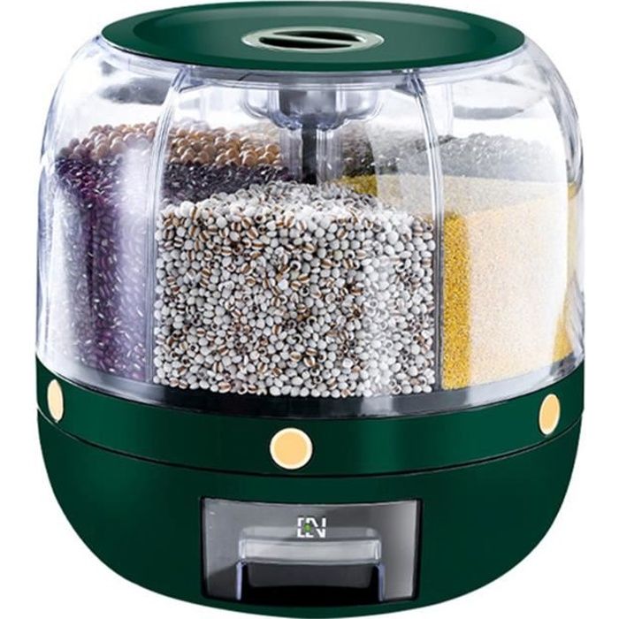 Boîte de stockage de céréales - WIRLSWEAL - 24 cm - Plastique ...