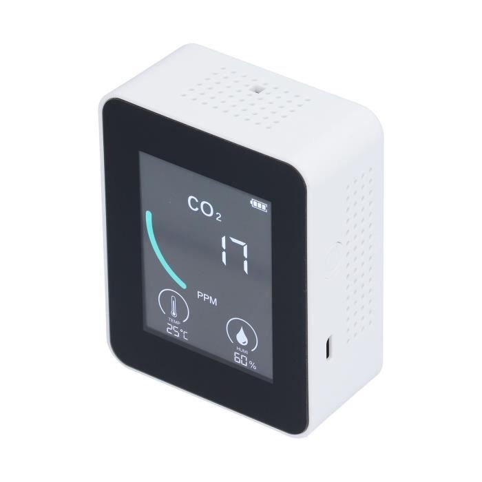 Zerone Détecteur de qualité de l'air Détecteur de CO2 LCD 2CO1T ...