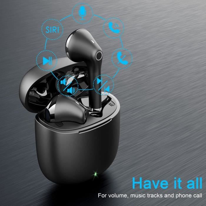 Ecouteurs Bluetooth sans Fil, Ecouteur Bluetooth 5.1 Hi-FI Son Stéréo ...