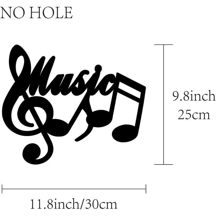 Note De Musique Décoration Murale Bois Panneau Découpé Silhouette ...