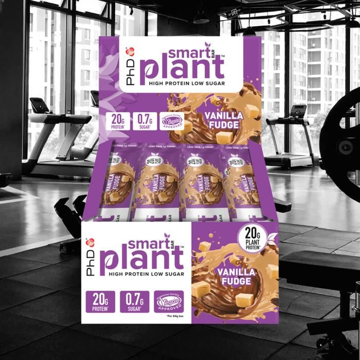 Smart Bar 12x64g Fudge à la vanille PhD Proteine - Cdiscount Sport