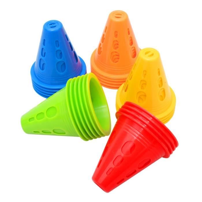 Jaune - Cône de marquage pour le patinage, rouleau, Football, Rugby ...