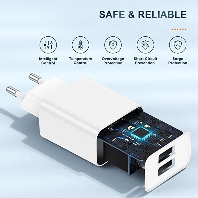 Apple Certifié Mfi2 Pièces Chargeur Iphone Apple Original, 12 W 2 Ports ...