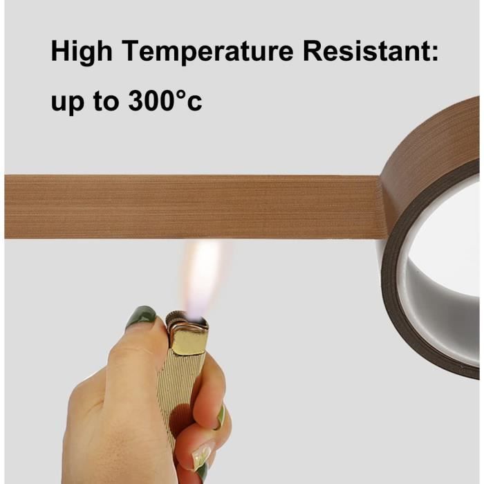 1 Pièces Haute Température Ruban, Bande De Téflon, 60Mm X 10M, Ruban ...