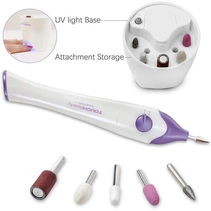 Lime a Ongle Electrique, TOUCHBeauty Ponceuse pour Ongles Professionnel ...