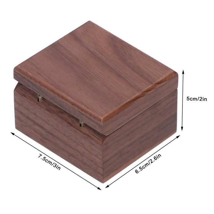 FHE Boîte à Musique Mécanique en Bois de Noyer Artisanat Cadeau pour ...