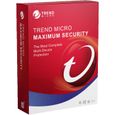 Trend Micro Maximum Security - Antivirus 5 appareils, 3 ans - Clé d ...