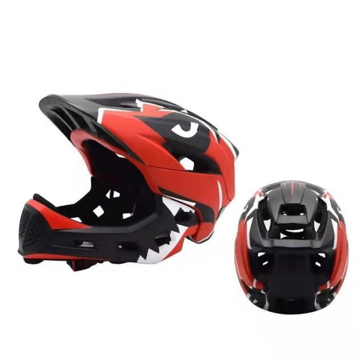 Casques de Vélo Enfants Casque Intégral Détachable Casque de Sécurité ...