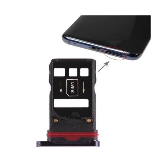 Tiroir Sim/SD Huawei Mate 20 Pro - Violet Twilight - Cdiscount Téléphonie
