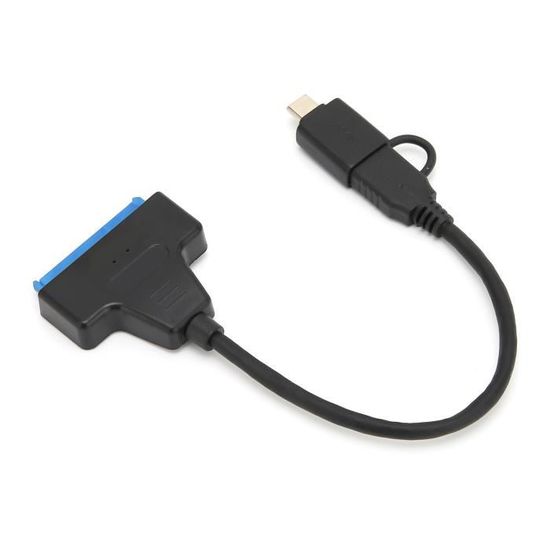 HURRISE Câble de disque dur Adaptateur USB3.0 SATA Type‑C USB3.0 vers ...