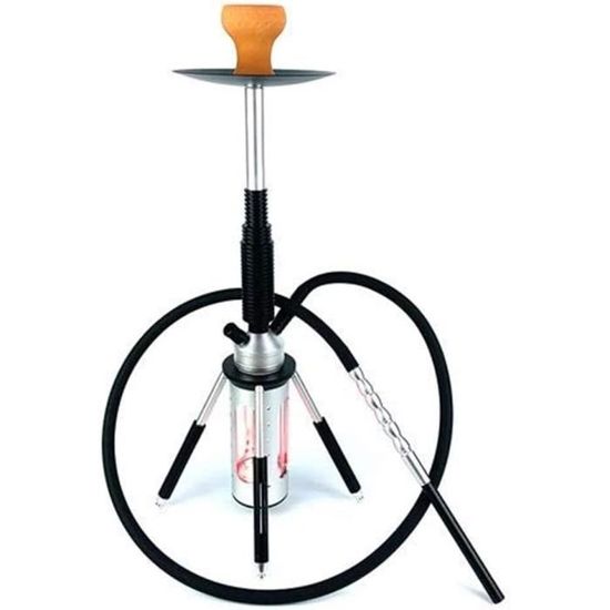 XDJ Chicha Chicha Bong LED Shisha Set Pipe À Eau, (2 Tuyaux) Narguilé ...