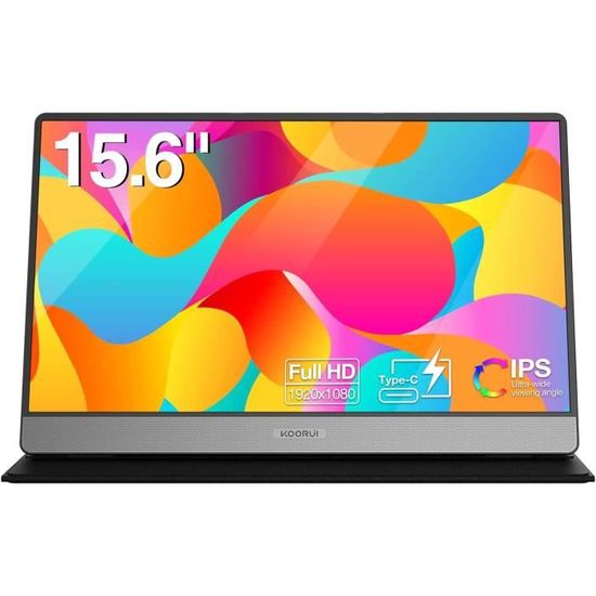Monitor Portátil De 15,6 Pulgadas 1080P Full Hd, Pantalla Externa Ips ...
