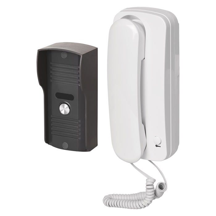 Interphone - EMOS - H1085 - Audio - Montage mural - Couleur blanche ...