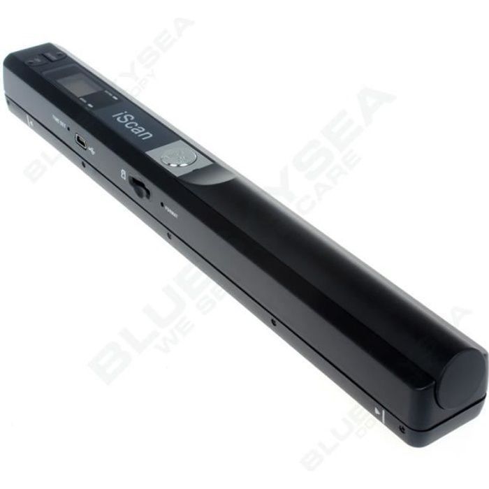 Iscan01 Scanner de documents A4 Portable 24 bits Portable 900dpi USB ...