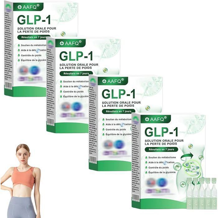 AAFQ GLP-1 Solution orale pour la perte de poids avancé Goutte naturel ...