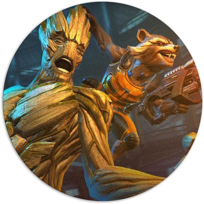 Puzzle 1000 Pièces Tree Spirit Groot Puzzles Ronds Adultes Et Enfants ...