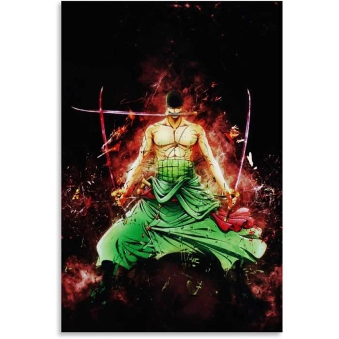 Roronoa Zoro Poster Sur Toile Une Pièce Art Mural Impression Moderne ...