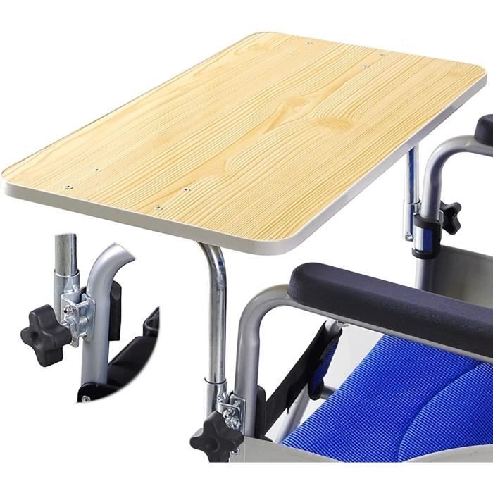 Tablette en Bois pour Fauteuil Roulant, Plateau Genou Amovible Fauteuil ...