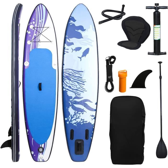 Premium Stand Up Paddle Board Set de planche de SUP gonflable Charge ...