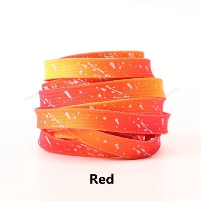 Valeur YG-6-Rouge Taille 140cm de lacets fluorescents lumineux pour ...