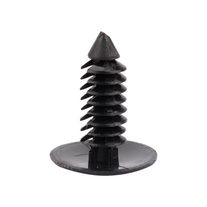 Qiilu 100 pcs Clips Agrafe Rivets Fixation de Protection Garniture De ... Qiilu 100 pcs Clips Agrafe Rivets Fixation de Protection Garniture De ...