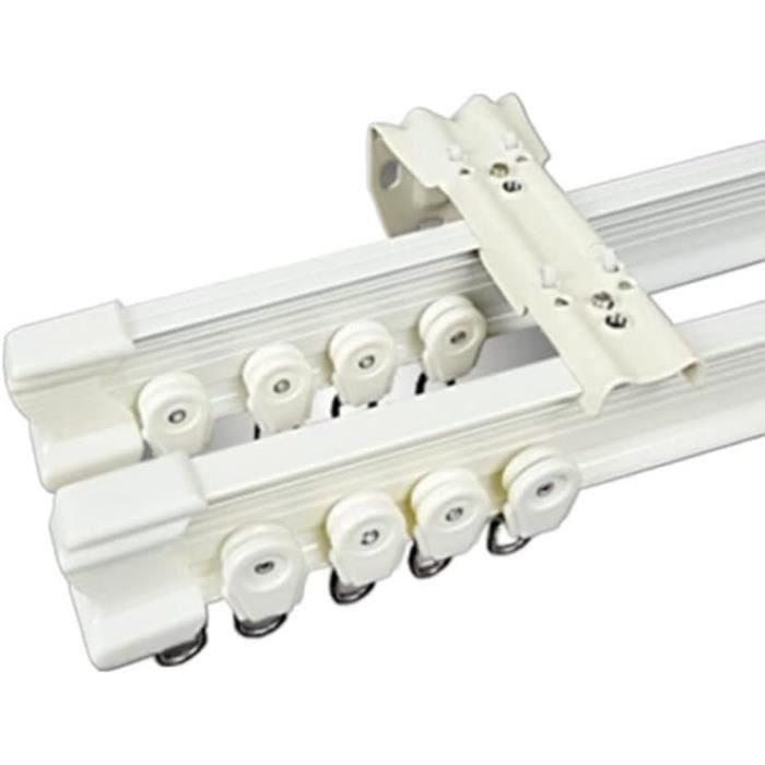 Rail Pour Rideaux,Rail De Rideau 1-3 Mètres Rideau Double Piste Rail ...