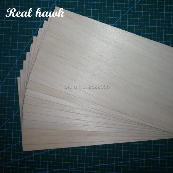Voiture Electrique G7E5M 5pcs 300x100x0.75/1/1.5/2/2.5/3/4/5/6/7/8/9/10mm DIY Material Balsa ...