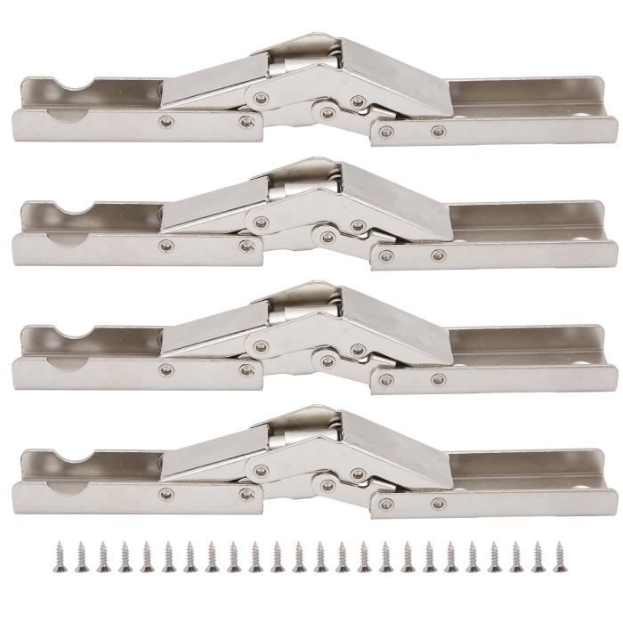 Dilwe Bridge‑Shaped Hinge, Door Hinge 4 Sets with Screws for Cabinets ...