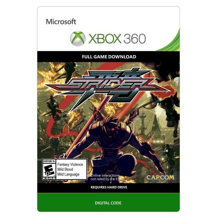 Strider Jeu Xbox 360 à télécharger à télécharger - Cdiscount